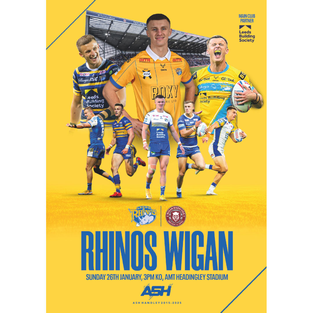 Leeds Rhinos vs Wakefield Trinity Matchday Programmes – Ignition Sports Media