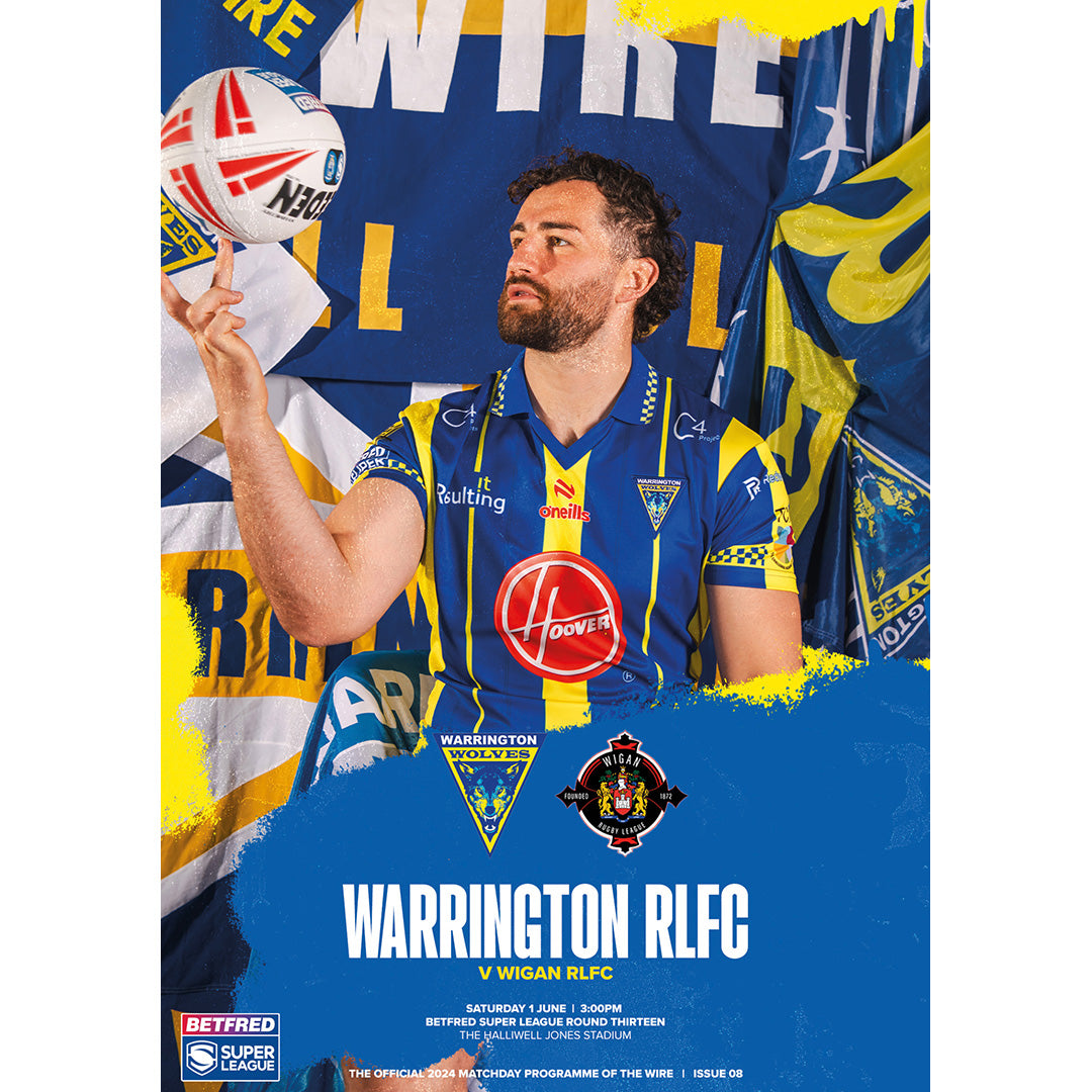 Warrington Wolves v Wigan Warriors Matchday Rugby Programmes – Ignition ...