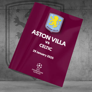 Aston Villa vs Celtic Matchday Football Programmes – Ignition Sports Media