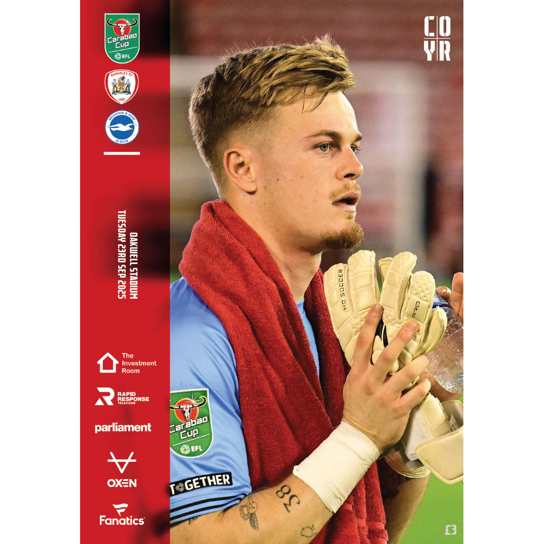 Barnsley vs Brighton & Hove Albion Matchday Football Programmes ...