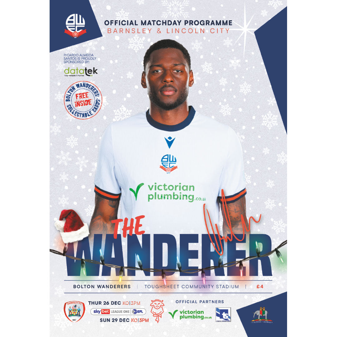Bolton Wanderers v Barnsley Matchday Football Programmes – Ignition ...