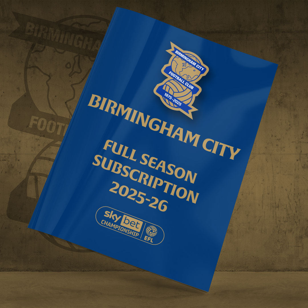 Birmingham City Full Season Subscription 2025-26 Matchday Football ...