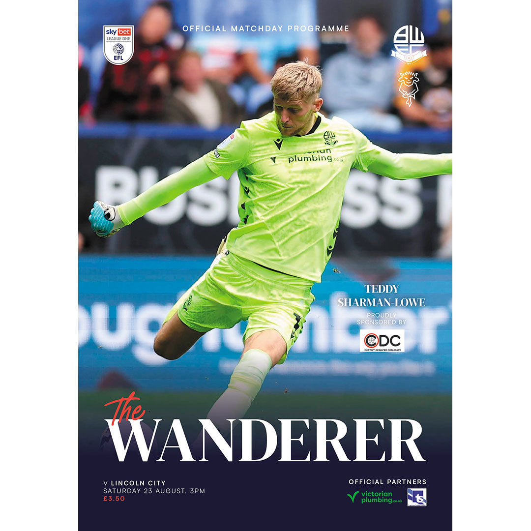Bolton Wanderers v Lincoln City Matchday Football Programmes – Ignition ...
