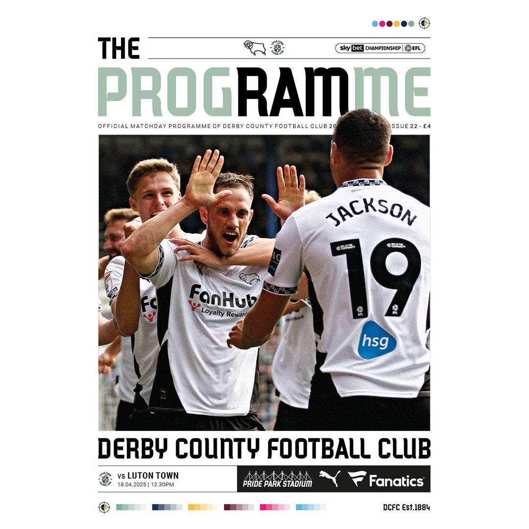 Derby County v Luton Town Matchday Football Programmes – Ignition ...