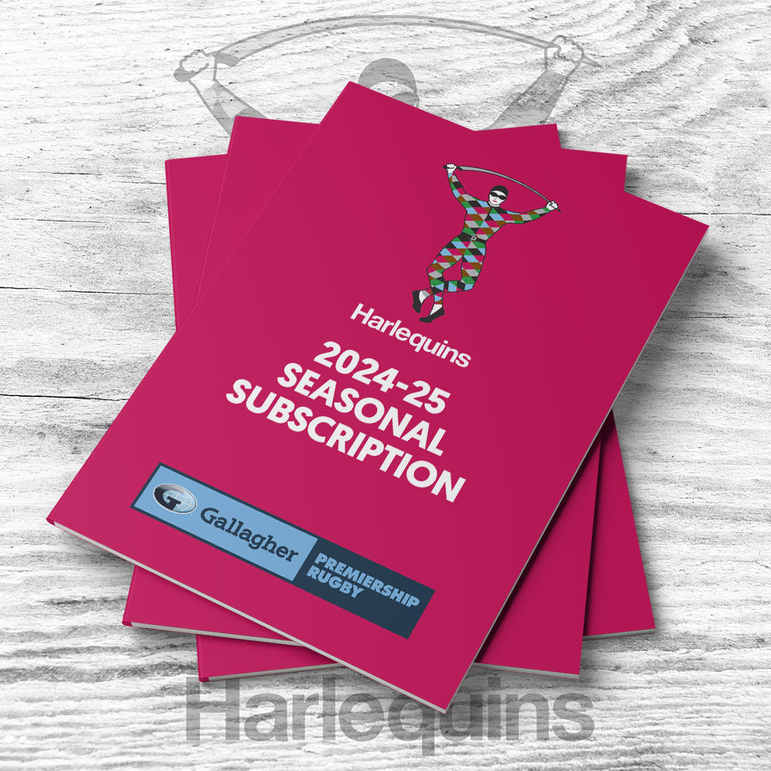 Harlequins Full Season Subscription 2024-25 Matchday Programmes ...
