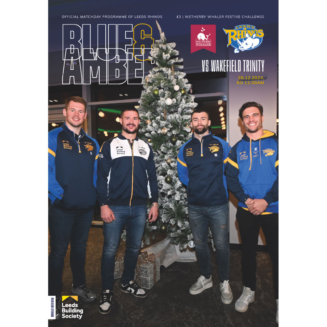 Leeds Rhinos vs Wakefield Trinity Matchday Programmes – Ignition Sports ...