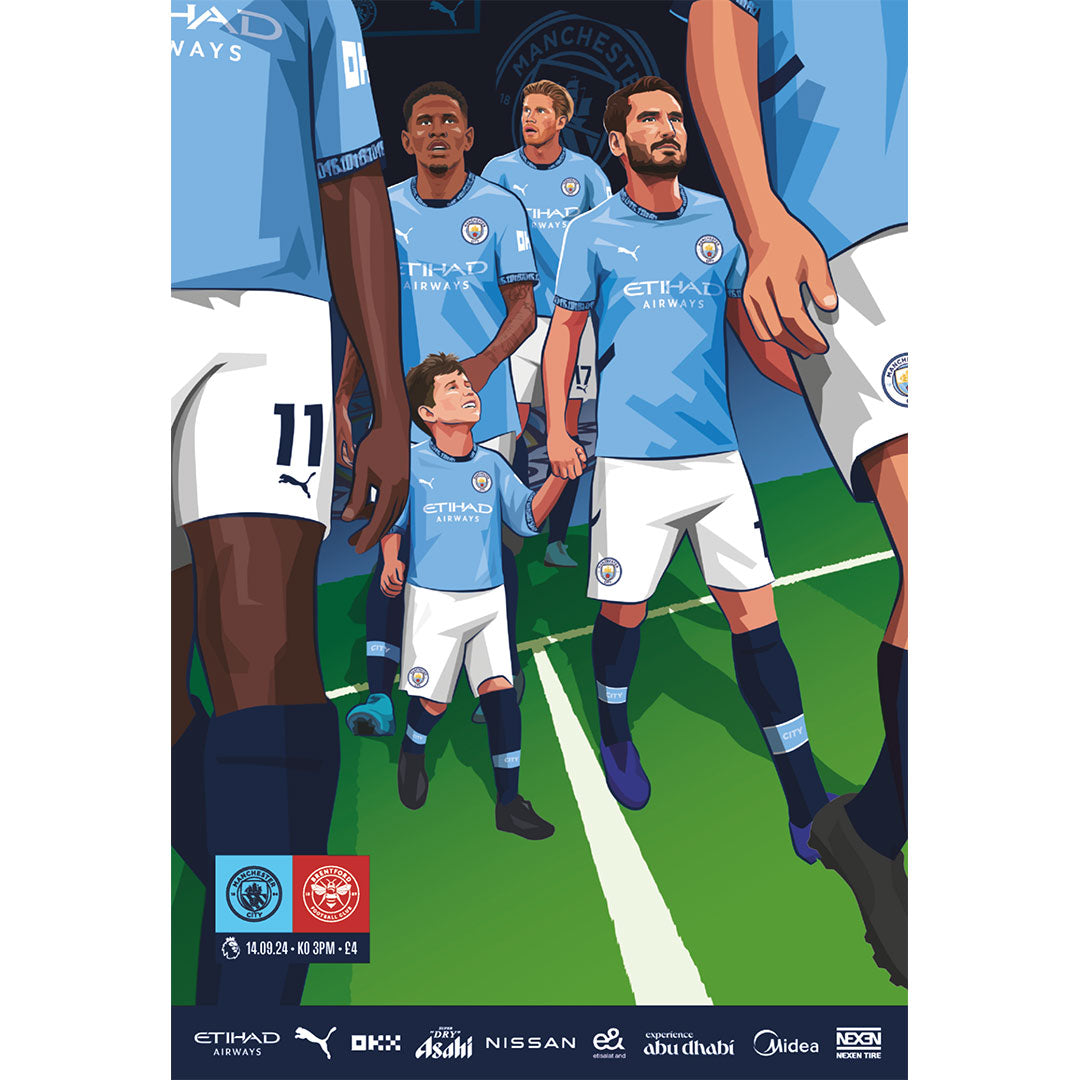 Manchester City vs Brentford Matchday Programmes – Ignition Sports Media