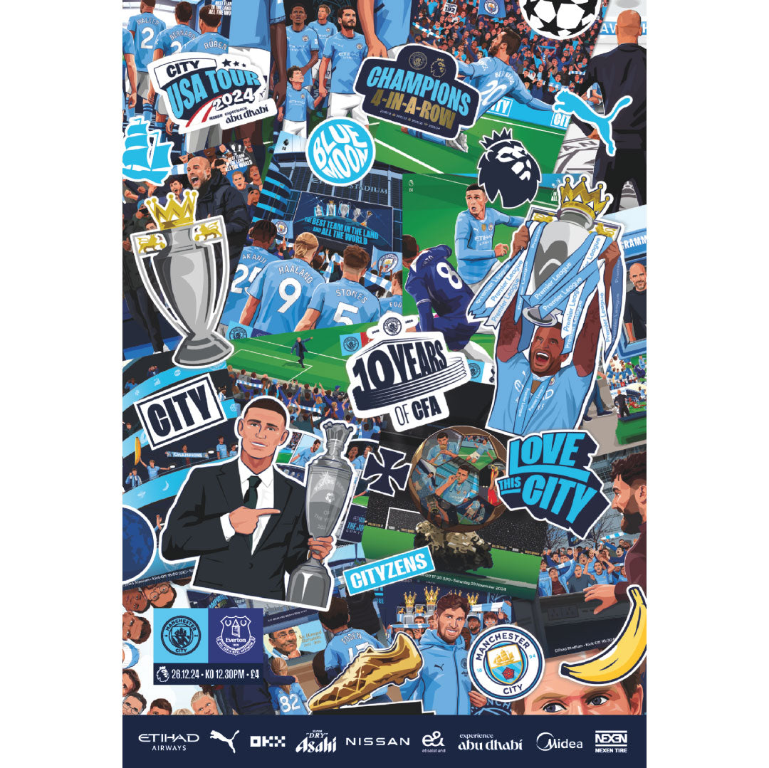 Manchester City vs Everton Matchday Programmes – Ignition Sports Media