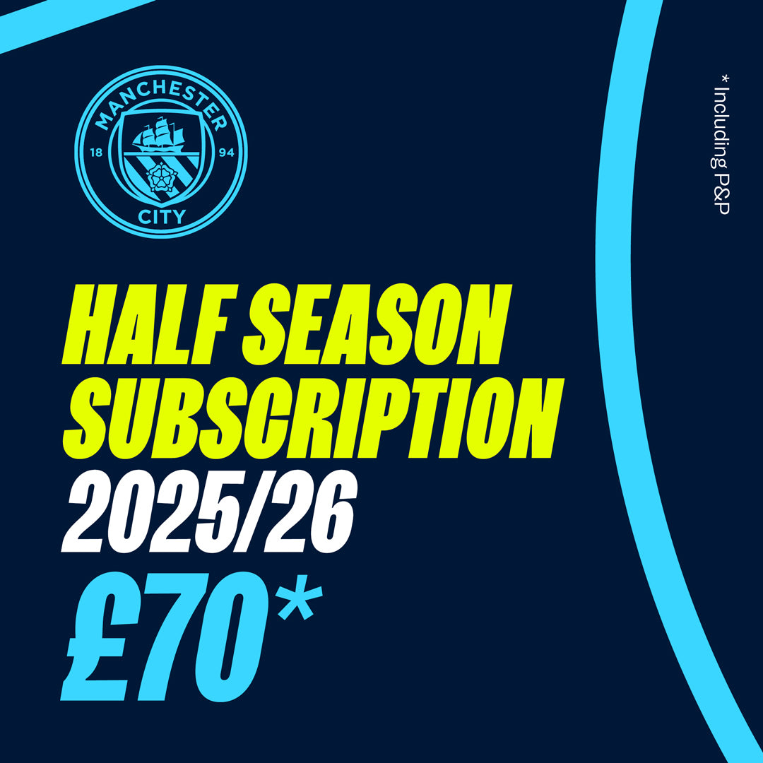 Manchester City Half Season Subscription 2025-26 Matchday Programmes ...