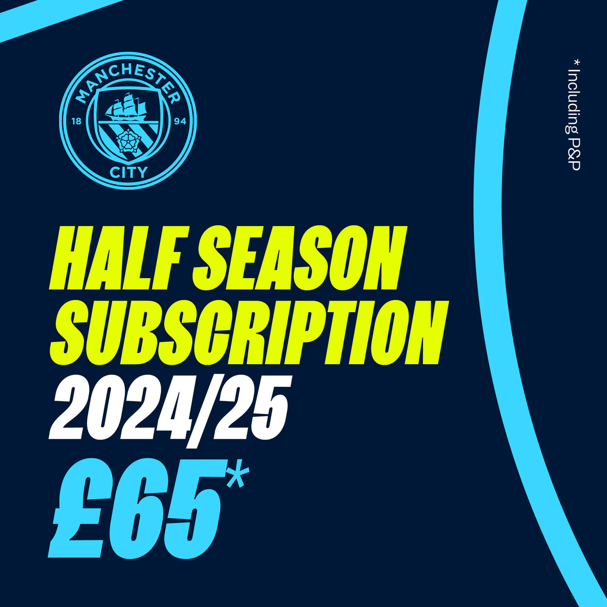 Manchester City Half Season Subscription 2024-25 Matchday Programmes ...