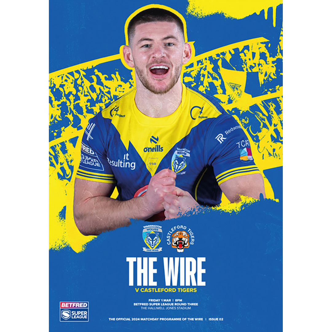 Warrington Wolves v Castleford Tigers Matchday Rugby Programmes ...