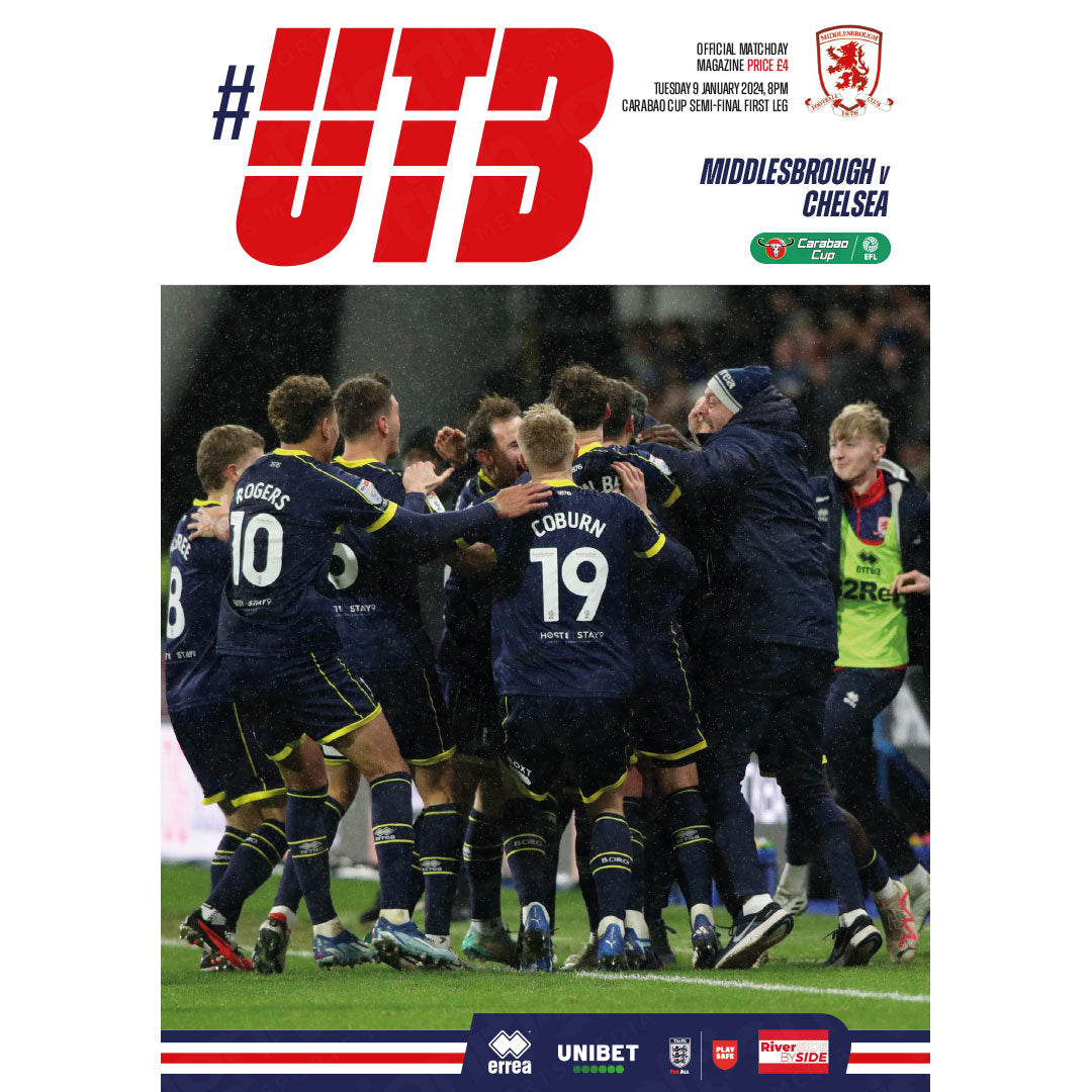 Middlesbrough v Chelsea (EFL Cup) Matchday Programmes – Ignition Sports ...