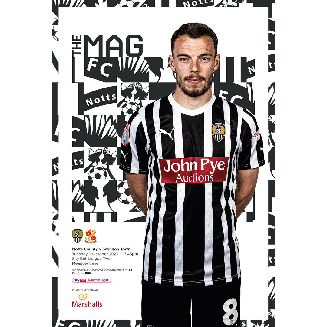 Notts County v Swindon Town Matchday Football Programmes – Ignition ...