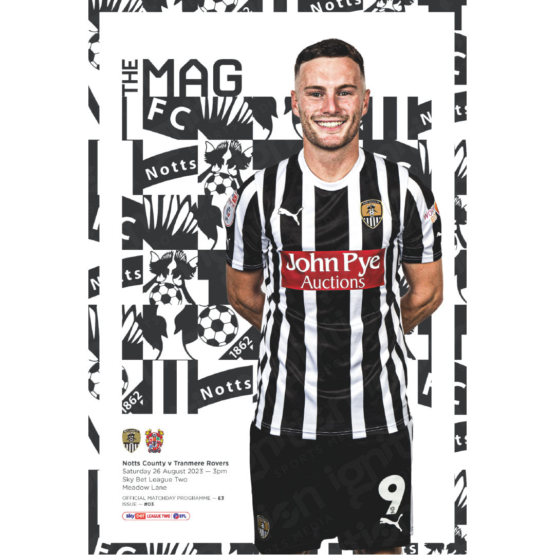 Notts County v Tranmere Rovers Matchday Football Programmes – Ignition ...