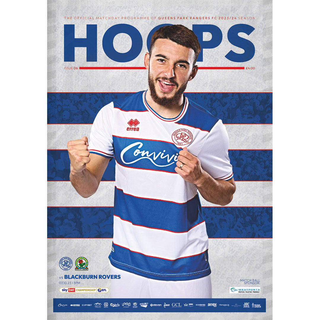 Queens Park Rangers v Blackburn Rovers Matchday Football Programmes ...