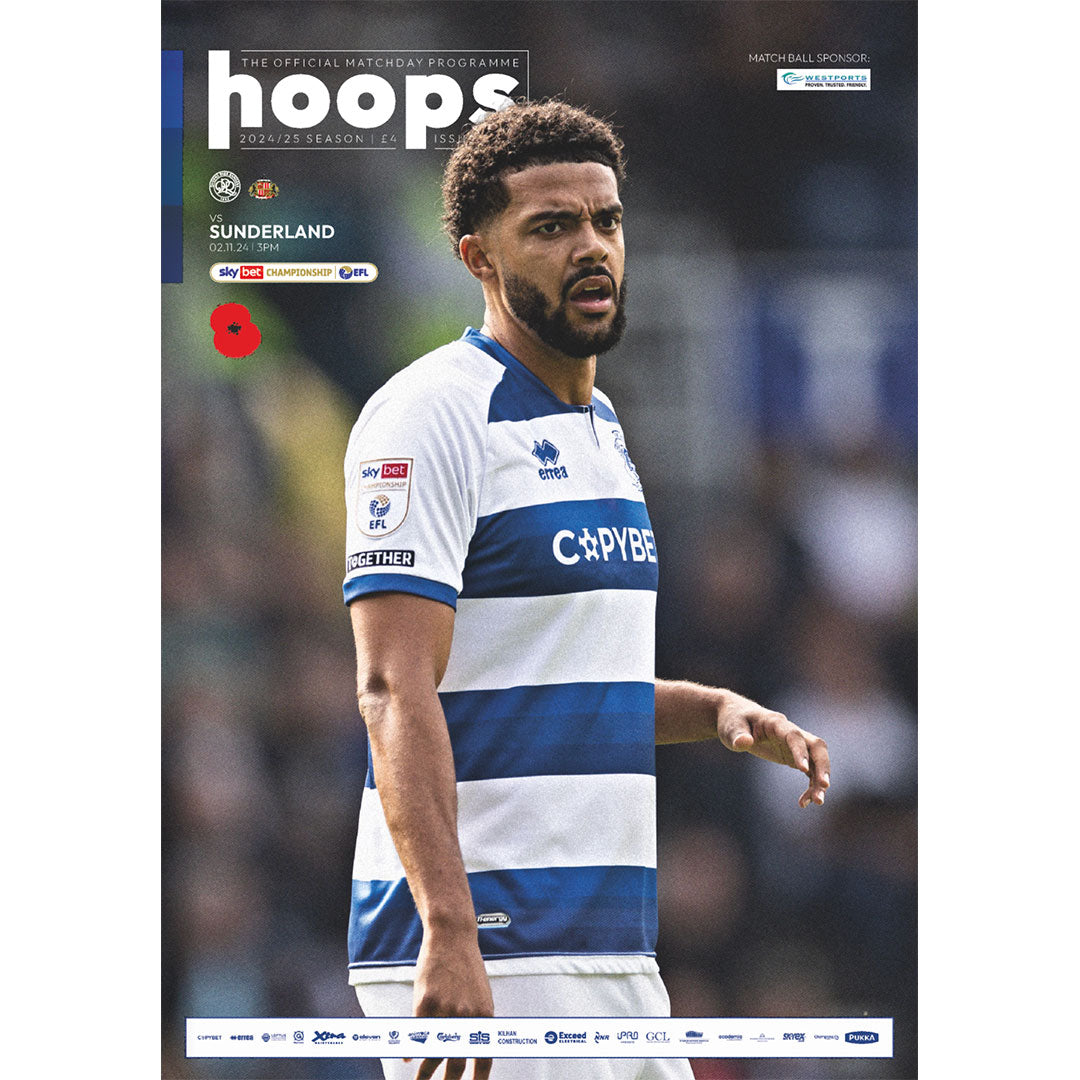 Queens Park Rangers v Sunderland Matchday Football Programmes ...