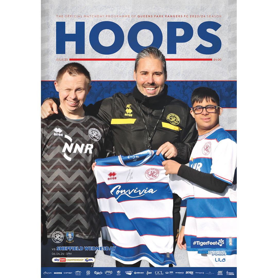 Queens Park Rangers v Sheffield Wednesday Matchday Football Programmes ...