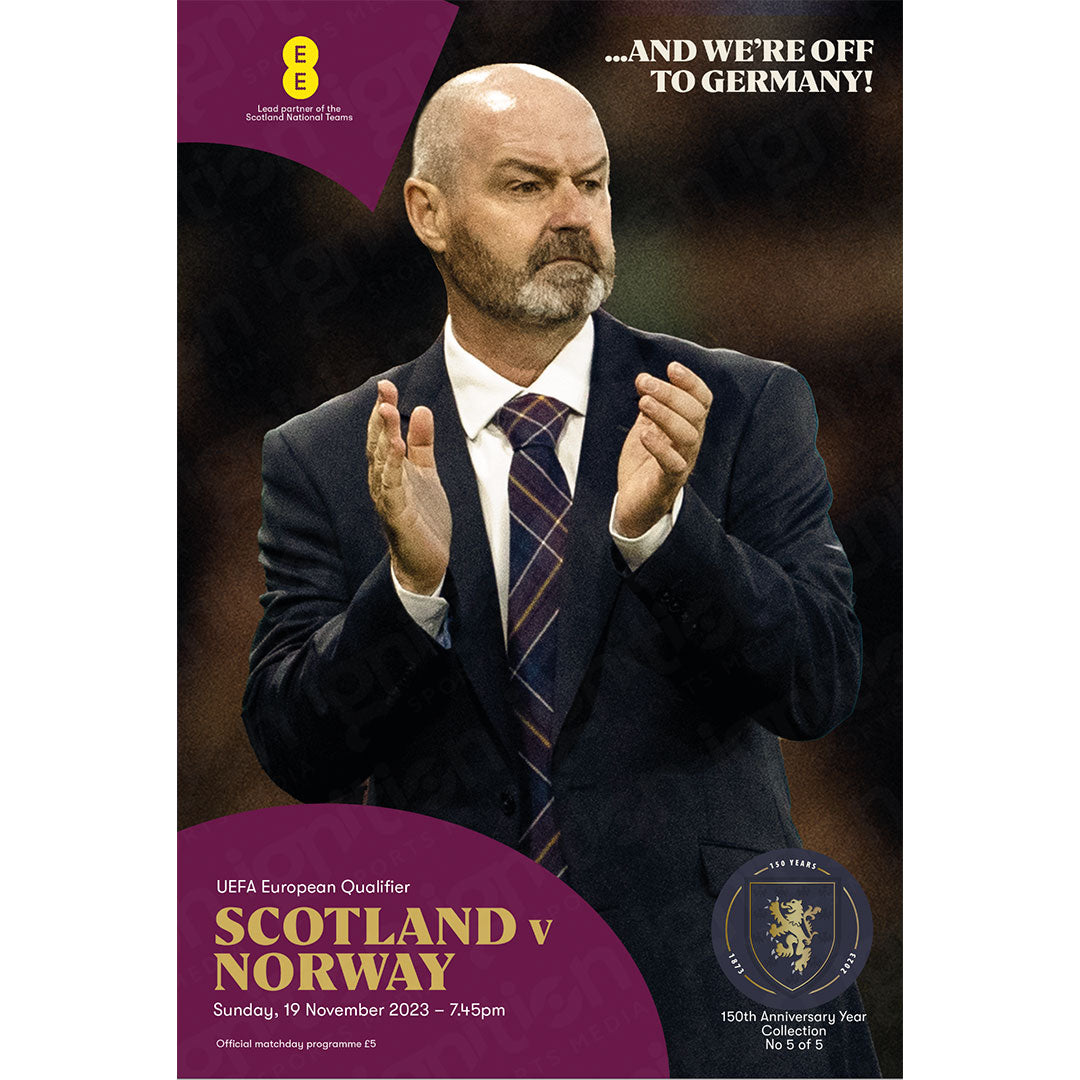 Scotland v Norway Matchday Programmes – Ignition Sports Media