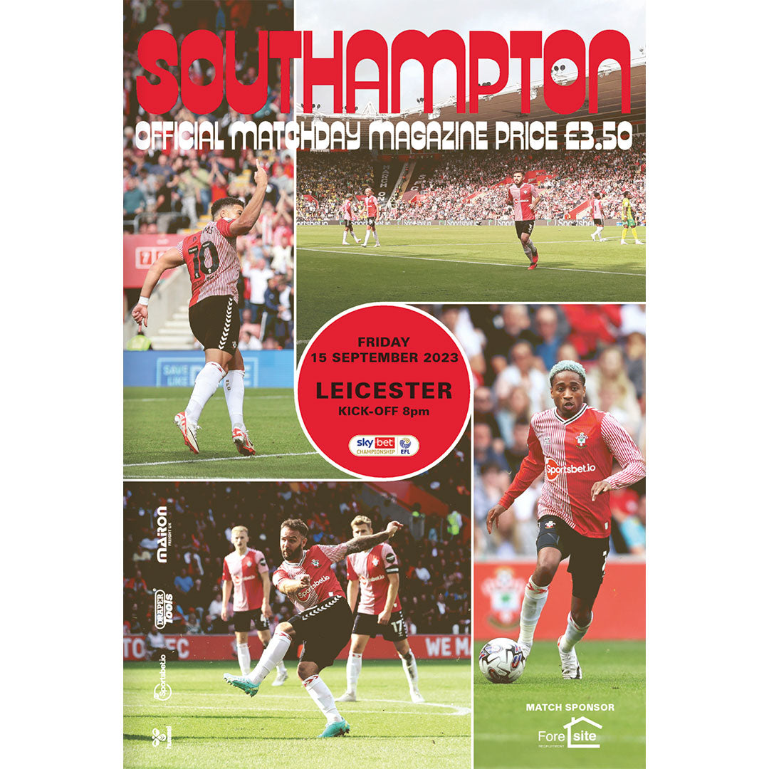 Southampton v Leicester City Matchday Football Programmes – Ignition ...