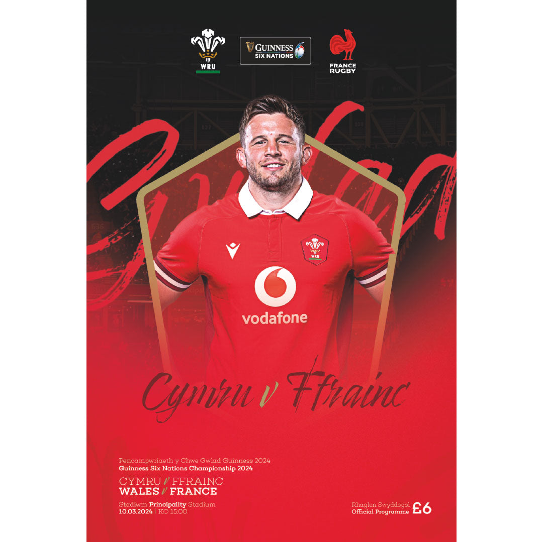 Wales v France (2024) Matchday Rugby Programmes – Ignition Sports Media