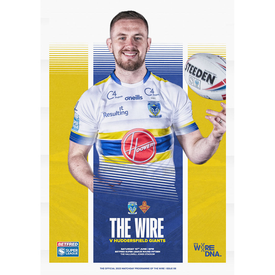 Warrington Wolves v Huddersfield Giants Matchday Rugby Programmes ...