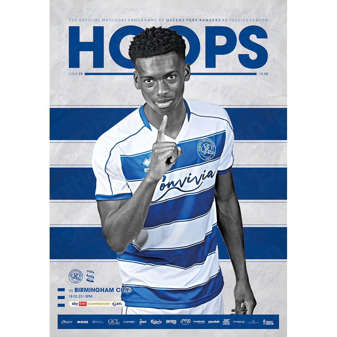 Queens Park Rangers vs Birmingham City Matchday Football Programmes ...
