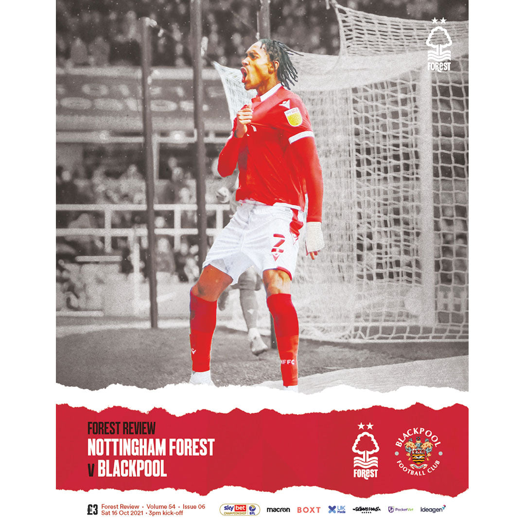 Nottingham Forest vs Blackpool Matchday Programmes – Ignition Sports Media
