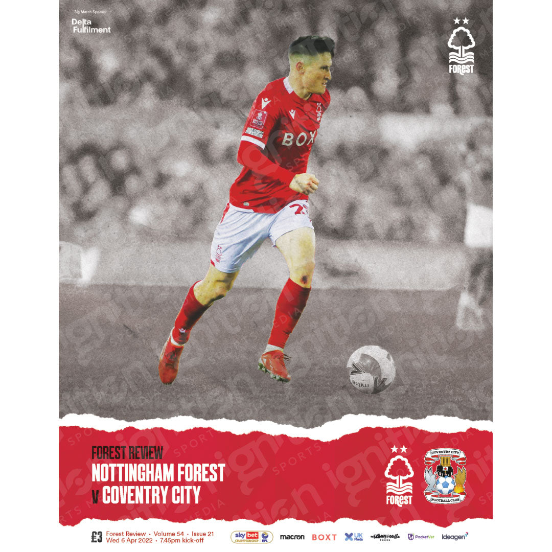 Nottingham Forest vs Coventry City Matchday Programmes – Ignition ...