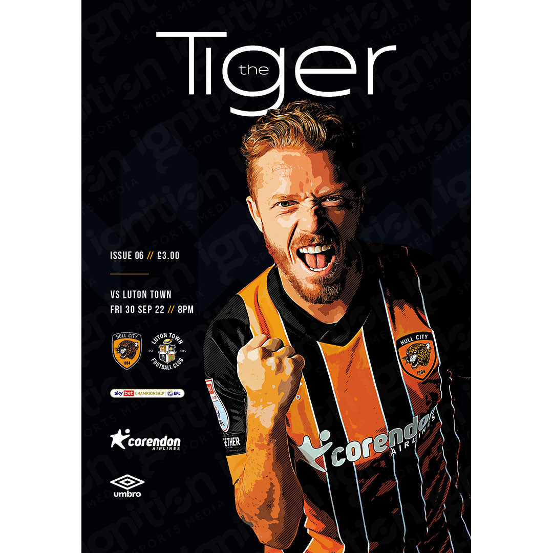 Hull City vs Luton Town Matchday Programmes – Ignition Sports Media