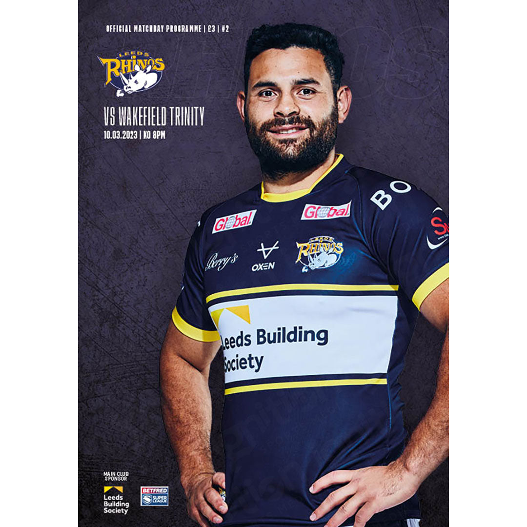 Leeds Rhinos v Wakefield Trinity Matchday Programmes – Ignition Sports ...